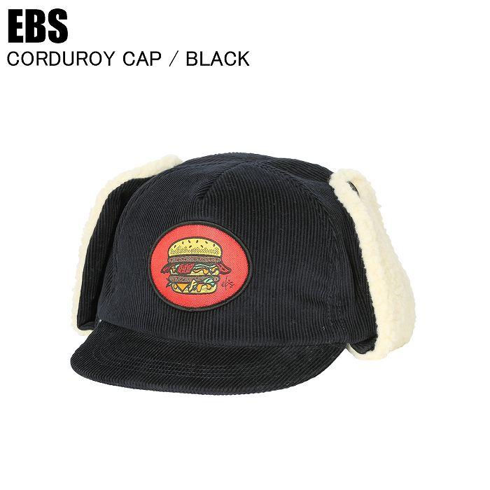 EBS エビス CORDUROY CAP コーデュロイキャップ BLACK 4400410 キャッフ゜ST : スタジアムモリスポ Yahoo ...