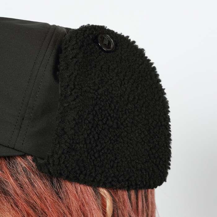 EBS エビス NYLON CAP ナイロンキャップ BK/94 4500416 スノーボード キャップ 耳付き帽子 ぼうし あったかいST ...