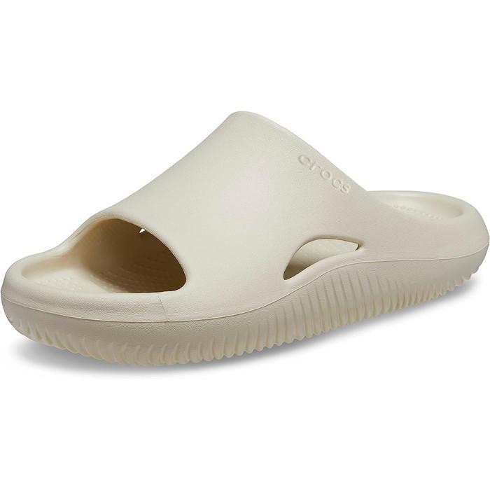 CROCS クロックス スポーツサンダル メロウ リカバリースライド 208392 2Y2 ベージュ サッカー シューズその他ST ...