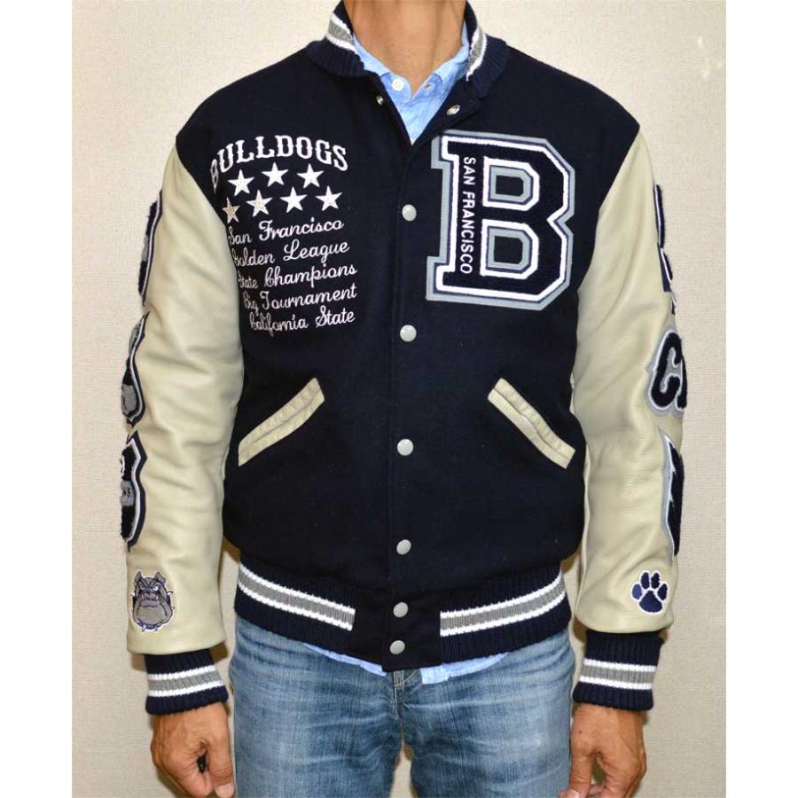 DeLong 23BULLDOGS ブルドックス DeLONG AWARD JACKET アワード DeLong 23BULLDOGS ブルドックス DeLONG AWARD JACKET アワード