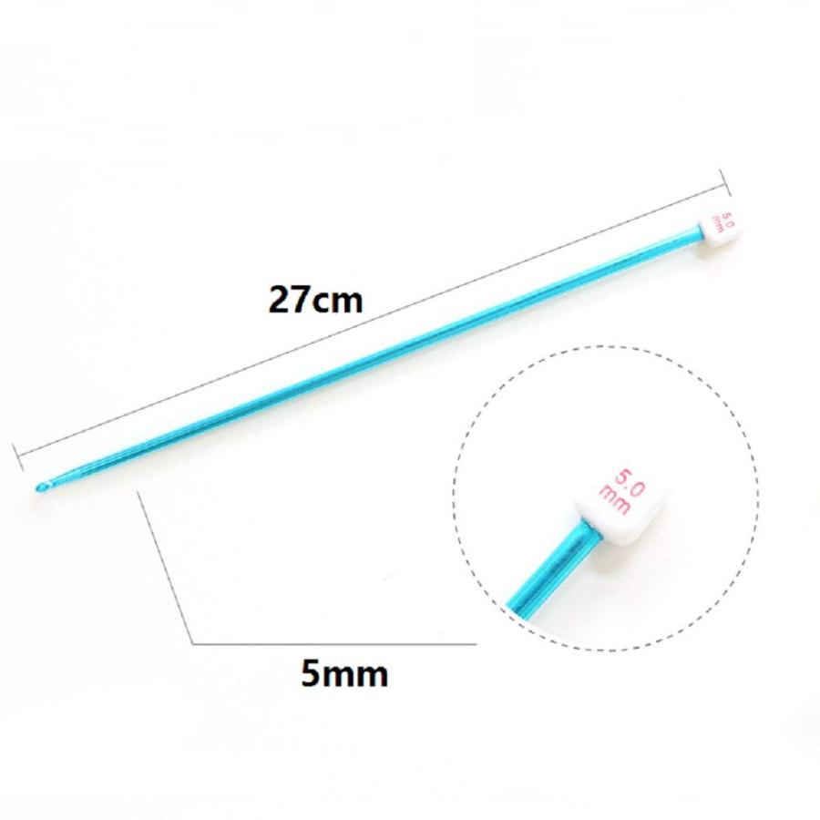 アフガン 編み針 かぎ針 11本入 カラフル レース針 編み棒 アルミ製 アルミニウムフック 編み物道具 DIY 手芸 セーター マフラー 帽子 ニッ : Takebaster - 通販 ...