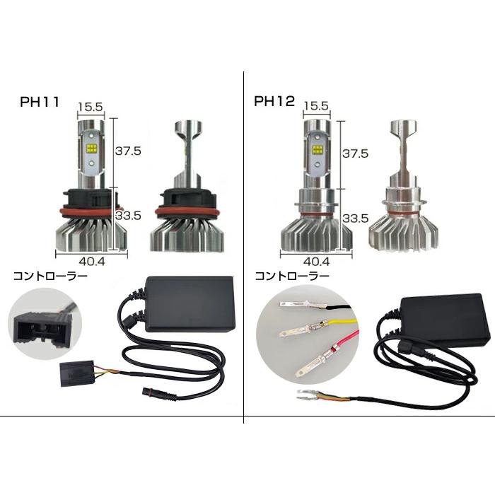 ステークホルダー 原付 ミニバイク LED ヘッドライト 脱着式ヒートシンク PCX H4 HS1 PH7 PH11 PH12 HS5 6000k 1灯入 AC DC 12V対応 1年保証 ...