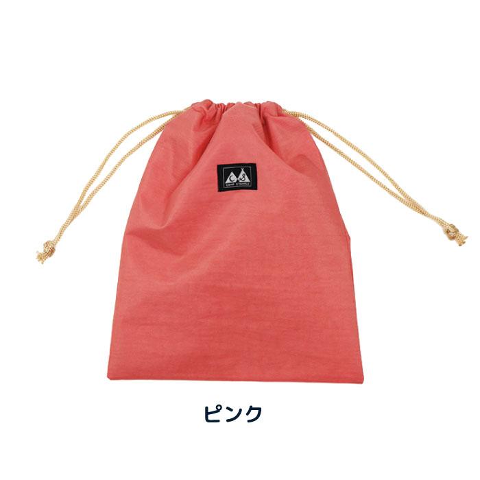 stample 【Lsize】CAMP STAMPLE（キャンプ スタンプル）63007 ウォッシュドナイロン巾着 L キッズ 小学校 撥水 給食 幼稚園 保育園 きんちゃく : スタンプル ...