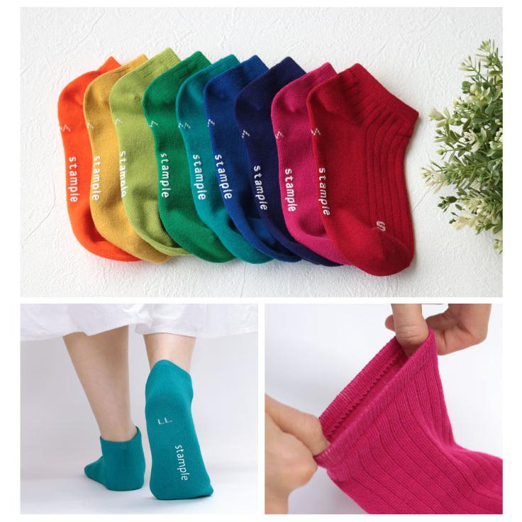 72712 stample スタンプル アクセントカラー アンクルソックス 靴下 キッズ ジュニア レディース 滑り止め : 72712 : スタンプルヤフー店 - 通販 - Yahoo!ショッピング
