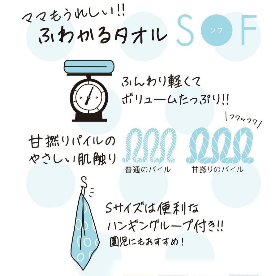 ハンドタオル SOF ソフ ゲストタオル 無撚糸 コンテックス kontex 今治 日本製 綿100％ Sサイズ タオル パイル おしゃれ 幼稚園 かわいい : StampsKids - 通販 ...