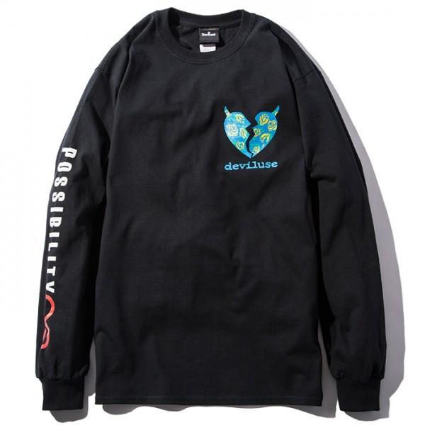Deviluse Infinite Possibility L/S T-shirts(Black) :b876:stance - 通販 - Yahoo!ショッピング