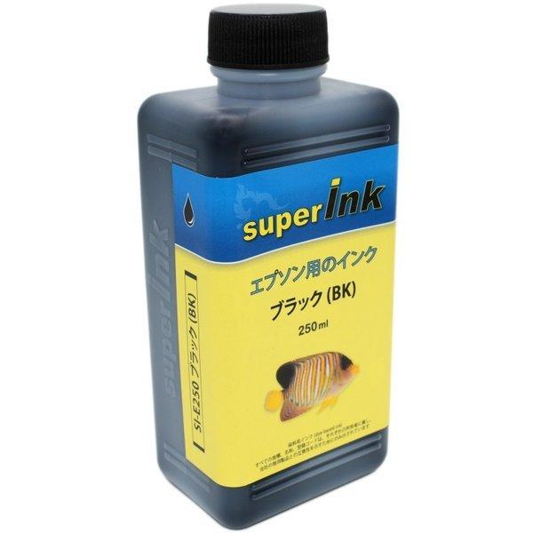 エプソン（EPSON）詰替えインクブラック（染料）詰め替え 互換インク superInk 250ml 詰替えインク ブラック（染料） :si ...