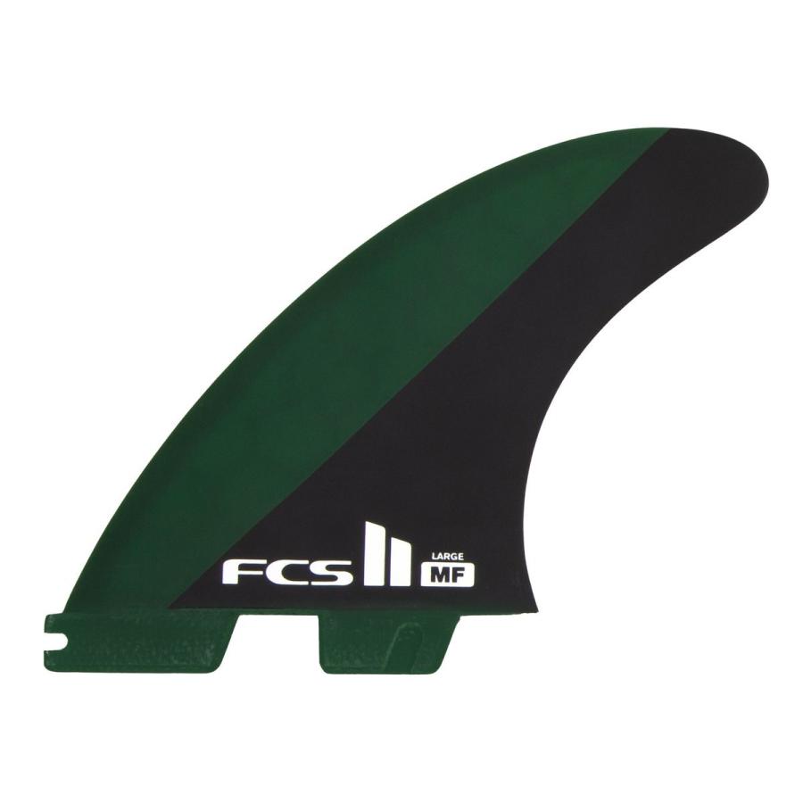 FCS FCS2 フィン エフシーエスツー MF Tri Fin Large PC OLIVE/BLK Lサイズ トライフィン ショートボード MICK FANNING TRI FINS 3本 ...