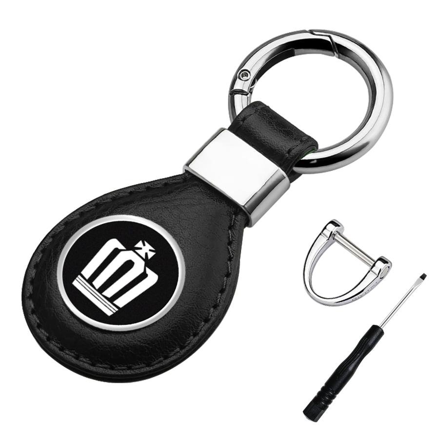 [Fumezu] キーホルダー互換性 クラウン に適し 本革レザー 車のキーチェーン メタルラウンドクラスプ ブランド キーホルダー カラビナ キーホ : s-b0cwrg62ls ...