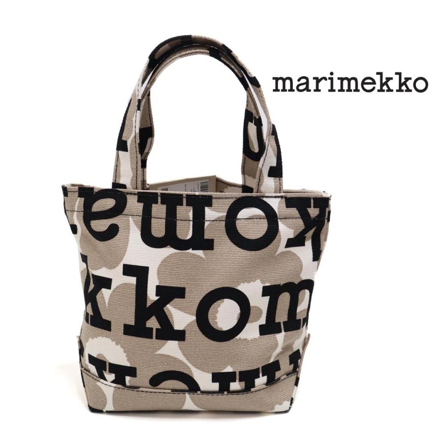 marimekko（マリメッコ） ☆バッグ KIOSKI PIENI AHKERA UNIKKO LOGO ミニトートバッグ ウニッコ 花柄 ...