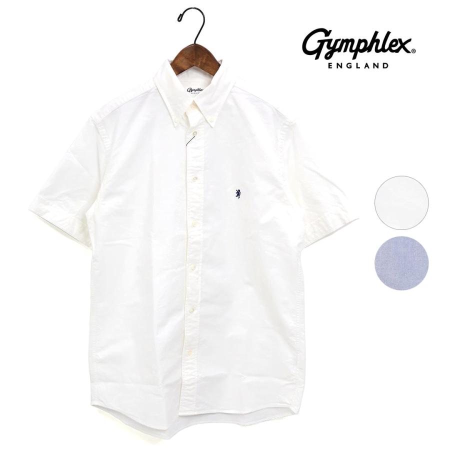 GYMPHLEX メンズ/Gymphlex/ジムフレックス/オックスフォードボタンダウン半袖シャツ/品番：GY-B0244SOX/2024春夏【1枚までメール便可】 : star&bars ...