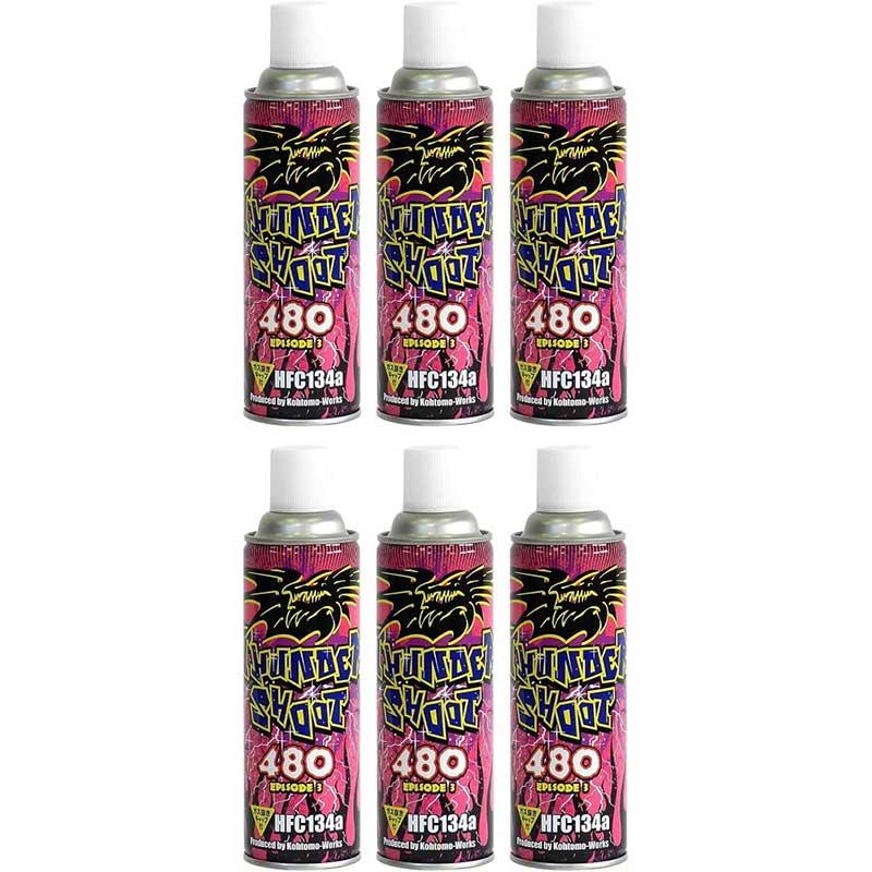 東洋化学商会 ガスガン用ガス サンダーシュート HFC134aガス 480g 6本セット : エアガン ホビーのスターゲート - 通販 - Yahoo!ショッピング