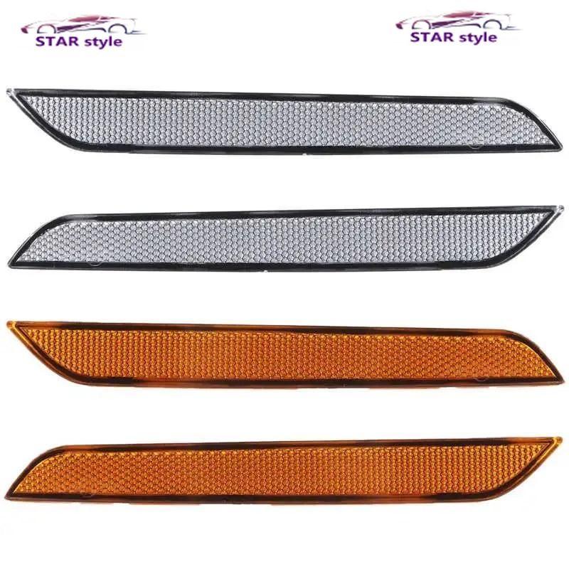 2P サイド マーカー ライト 63147187087 フロント バンパー リフレクター ランプ BMW E71/X6/E70/X5M ...