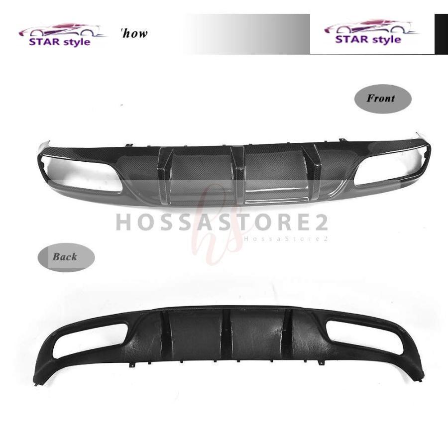 メルセデスベンツW205 C205 CクラスC63 AMGクーペ2D 2015-2019カーボン バンパーリアディフューザーリップスポイラーボディキット : p212822413460c ...