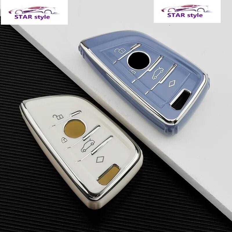 Fhion TPU キーケース Full カバー BMW X3 X5 G05 X6 1 3 5 7 シリーズ F30 F34 E60 E90 F10 E34 E36 F20 G30 F15 ...