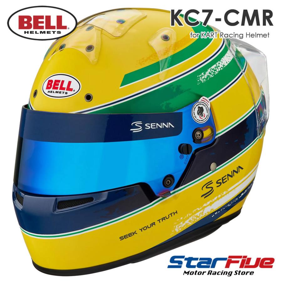 BELL（ヘルメット） BELL ヘルメット カート用 KC7 CMR AYRTON SENNA SNELL CMR2016規格公認 ...