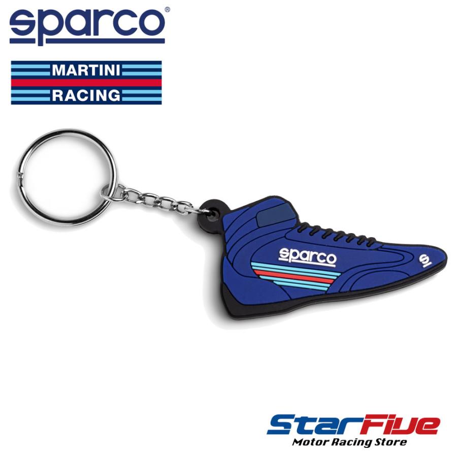 スパルコ マルティーニレーシング キーホルダー レーシングシューズ キーリング KEY CHAIN 099132MR Sparco ...
