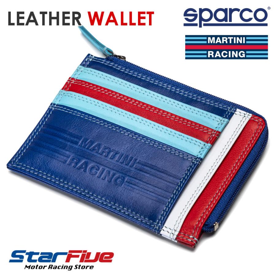 sparco スパルコ×マルティーニレーシング レザーウォレット 財布 LETAHER WALLET Sparco MARTINI ...
