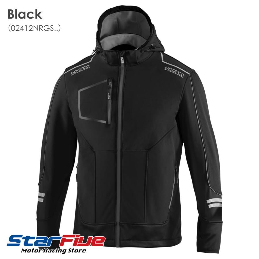 スパルコ ソフトシェル ジャケット TECH SOFT-SHELL ワークウェア Sparco 2023年モデル :sparco-tech-softshell:Star5 スターファイブ ...