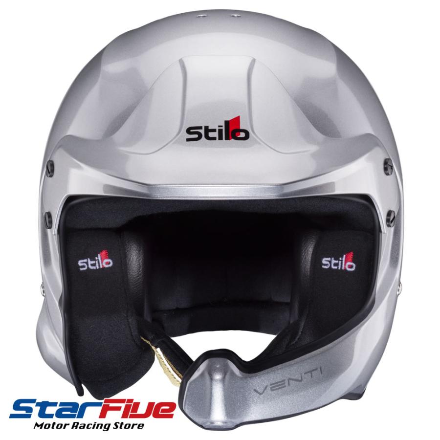 スティーロヘルメット オープンジェット VENTI WRC COMPOSITE シルバー 4輪用 FIA8859-2015 SNELL SA2020公認 STILO HELMET :stilo ...
