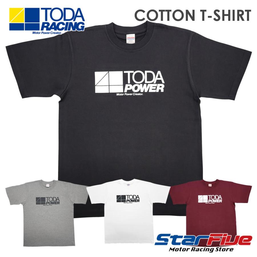 TODA RACING コットンTシャツ 半袖 POWER 戸田レーシング : Star5 スターファイブ - 通販 - Yahoo!ショッピング