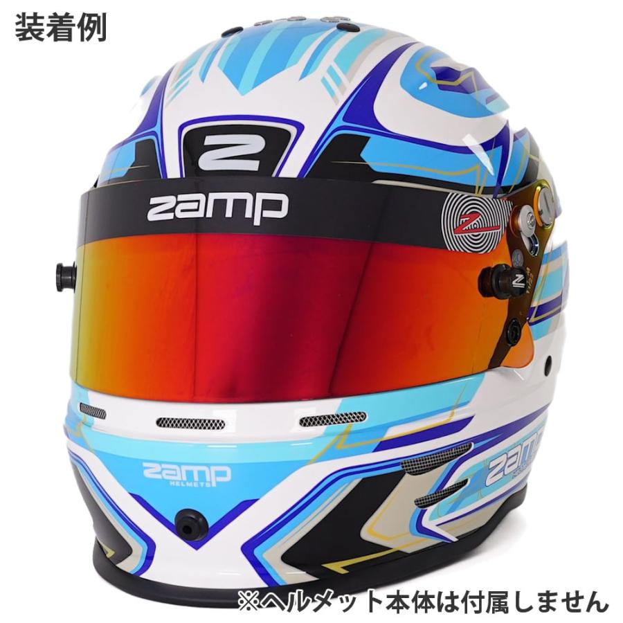 ZAMP HELMETS Z-20 Prism ミラーシールド レッドプリズム HASZ20RP ザンプヘルメット バイザー ...