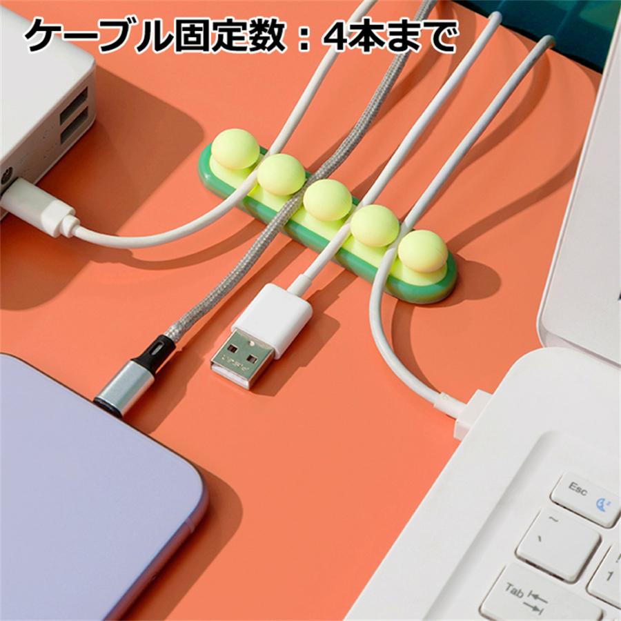 ケーブルホルダー ケーブル固定ホルダー ケーブル収納 4本固定 収納 整理 配線 スッキリ 壁 机 粘着テープ ケーブルまとめる 1個入り 送料無料 : STARABA - 通販 ...
