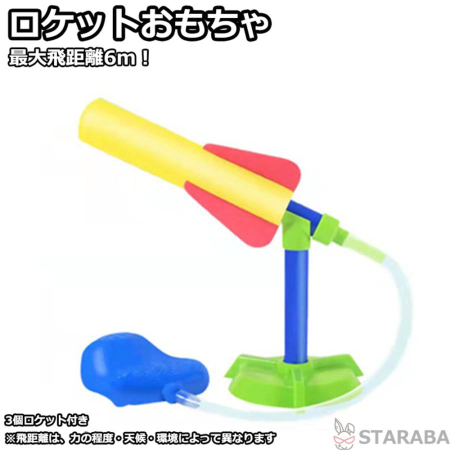 ロケットおもちゃ ロケット おもちゃ 最大飛距離6M 3個のロケット付き ポンプを踏む 男の子 女の子 子供 誕生日 ギフト プレゼント 送料無料 : STARABA - 通販 - Yahoo ...