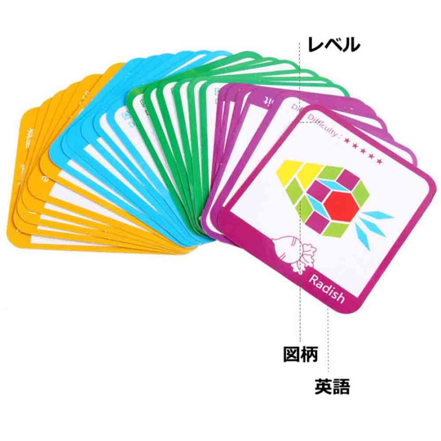 シルエットパズル タングラム 図形認識 知育玩具 知育おもちゃ 学前教材 男の子 女の子 誕生日 ギフト プレゼント クリスマス 送料無料 : STARABA - 通販 - Yahoo!ショッピング