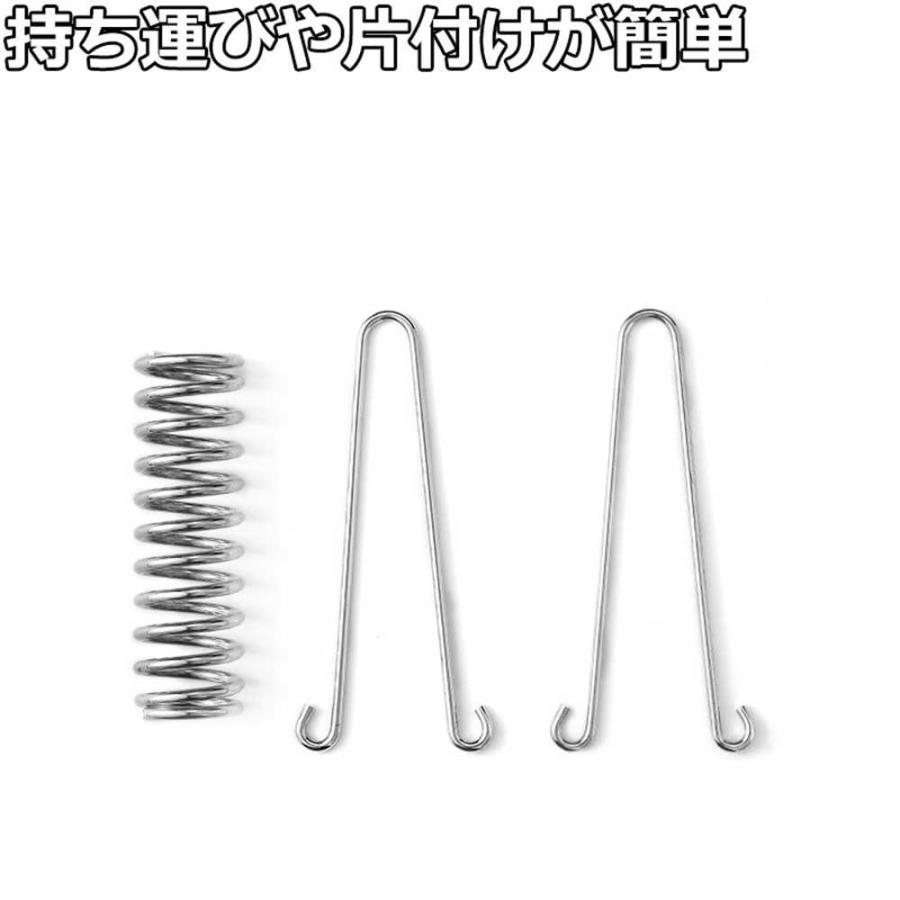 テント用ストレッチコード テント用ジョイントスプリング 4個セット テント タープ ステンレス スプリング アウトドア キャンプアクセサリー 強風 対策 送料無料 : STARABA - 通販 ...