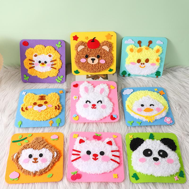 子供手芸キット 子供のパンチニードル アニマル 手作りキット 動物 ネコ ウサギ 材料キット 手作り かわいい キット ハンドメイド 送料無料 : STARABA - 通販 - Yahoo ...