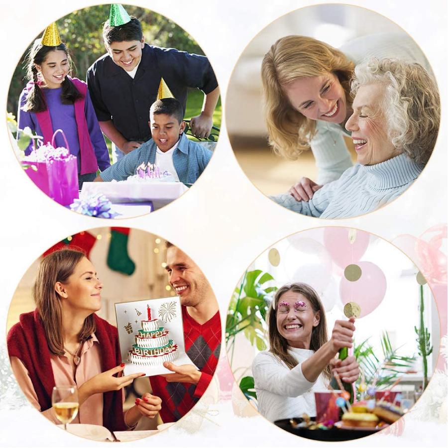 誕生日カード メッセージ 音楽付き 3Dポップアップカード 立体グリーティングカード バースデーカード ケーキ LEDライト 誕生日 お祝い メール便 送料無料 : STARABA - 通販 ...