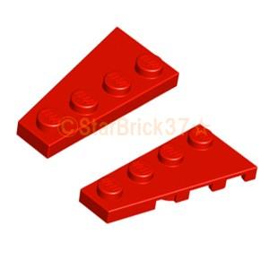 LEGO レゴ パーツ ばら売り #41769 #41770 ウェッジプレート4×2：レッド(左右セット) : レゴパーツ販売 ...
