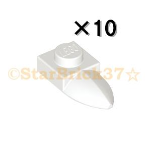 LEGO レゴ パーツ ばら売り #49668 プレート1×1(牙付)：ホワイト(10個セット) : レゴパーツ販売StarBrick37 ...