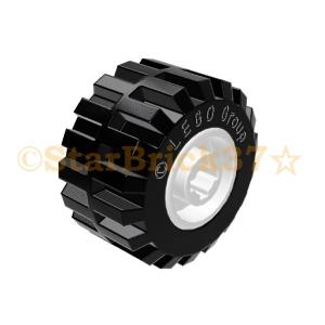 レゴ LEGO 車パーツ ばら売り #6014b #87697 タイヤ(20ミリ×12ミリ)とホイール(11ミリ×12ミリ)のセット ...