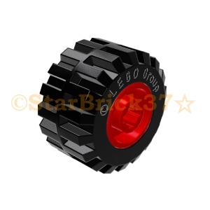 LEGO レゴ 車パーツ ばら売り #6014b #87697 タイヤ(20ミリ×12ミリ)とホイール(11ミリ×12ミリ)のセット : レゴ ...