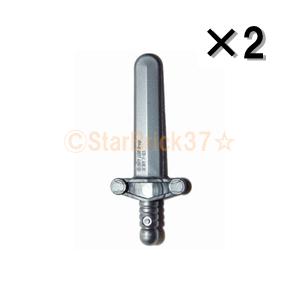 LEGO レゴ 武器パーツ ばら売り #76764 エラボレイトソード剣：フラットシルバー(2個セット) : レゴパーツ販売 ...