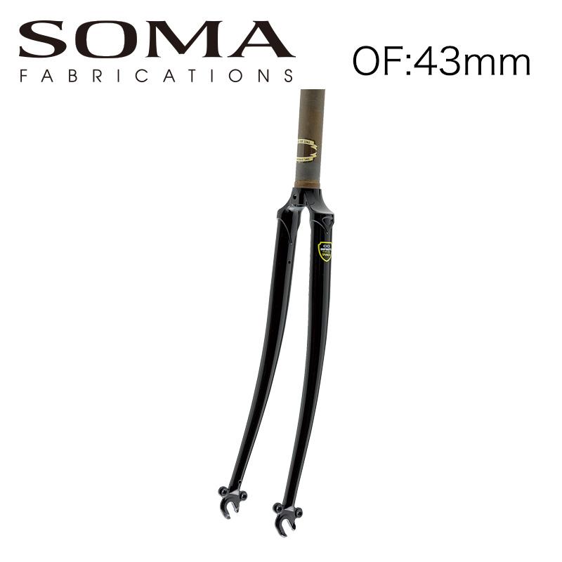 SOMA(ソーマ) ラグ49 スレッドレスロードフォーク OS BK OF43#23133 : スターサイクル東京-Pro - 通販 - Yahoo!ショッピング