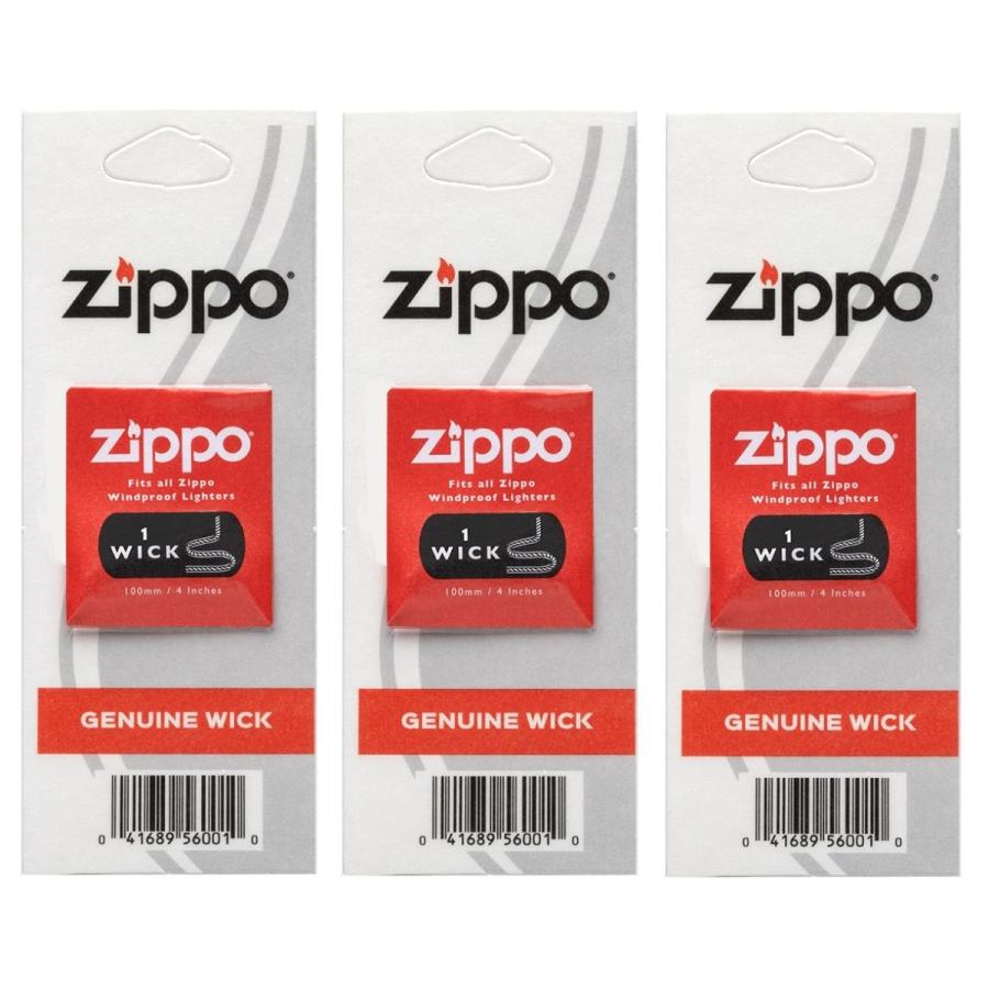 ZIPPO（ジッポー） 純正 替え芯（ウィック） 【3個セット】 ZIPPO Genuine Wick (Pack of 3) 消耗品 ...