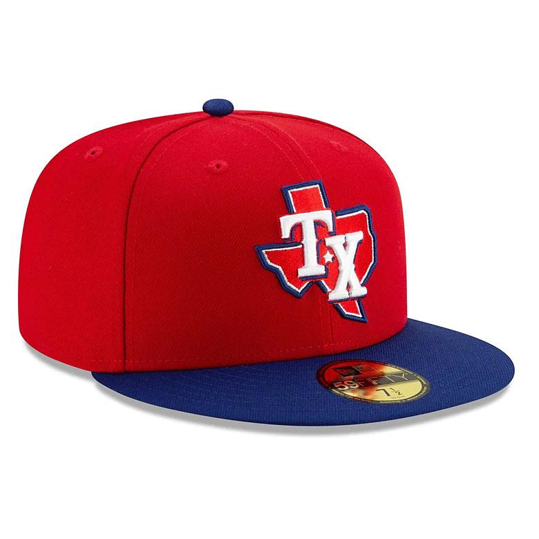 NEW ERA ニューエラ キャップ 12504362 13579555 59FIFTY MLBオンフィールド テキサス・レンジャーズ ...