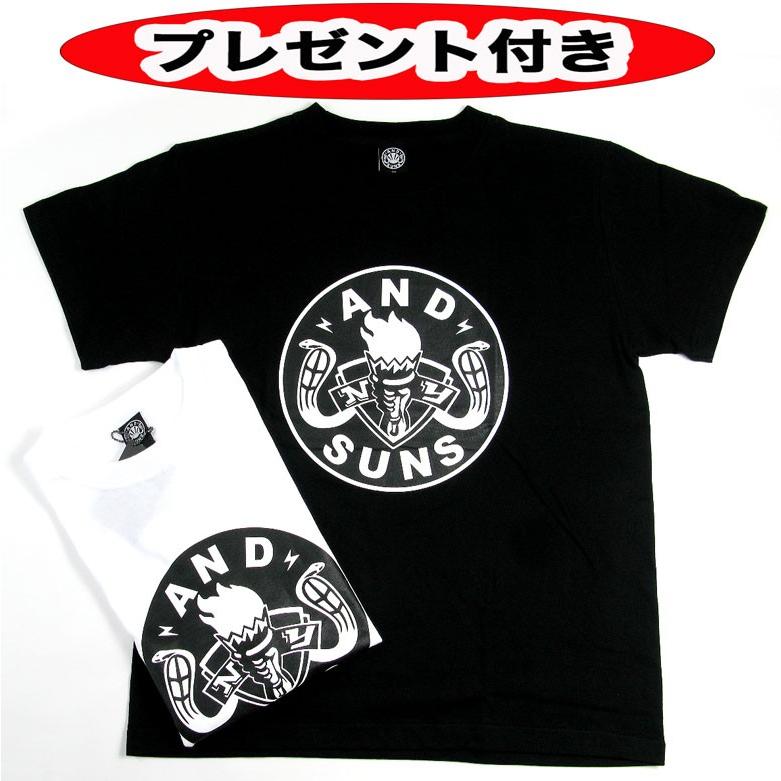 ANDSUNS andsunsandsuns アンドサンズ LIBERTY TEE リバティー半袖Tシャツ andsuns tシャツ AS166501 ハーフ ブラック BLACK 黒 白 ...
