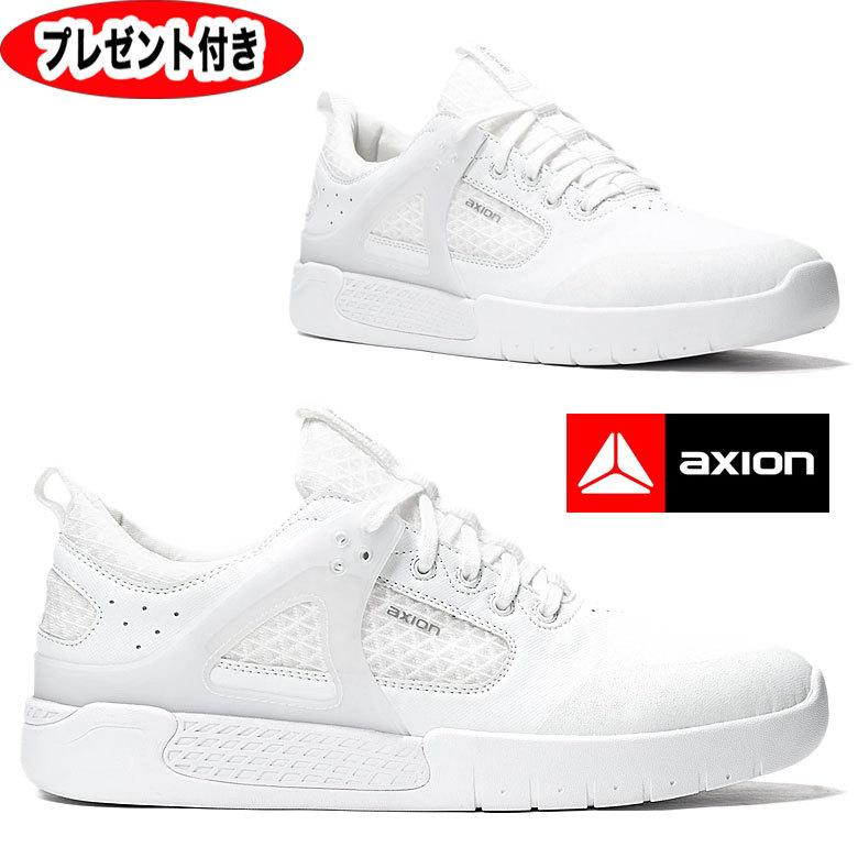 AXION アクション スニーカー SHOES シューズ MAJIK ホワイト/ホワイト WHITE スケーター スケートボード スケボー ...