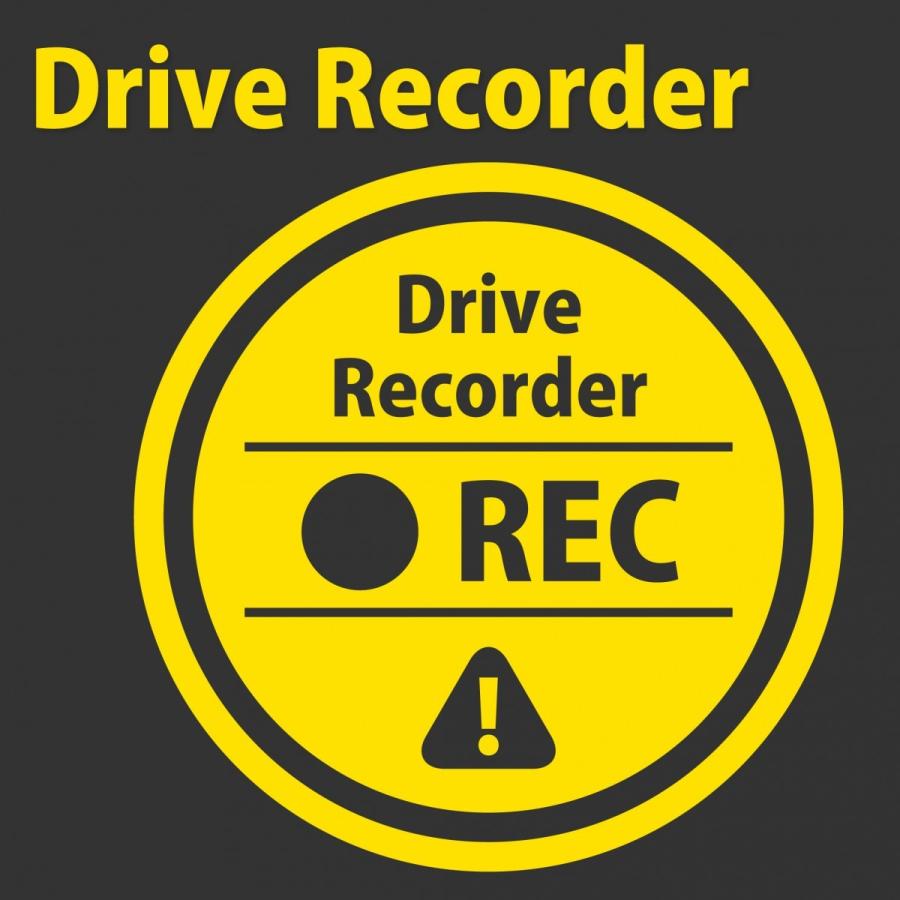 Drive Recorder ドライブレコーダーステッカー サークル お試しサンプル付 : スターレーベル - 通販 - Yahoo!ショッピング