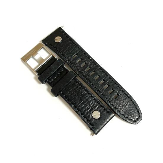 DIESEL 純正ベルト ディーゼル イタリアブランド DZT2014 レザーバンド ストラップ スライド式バネ棒 24mm : レアウォッチ ...