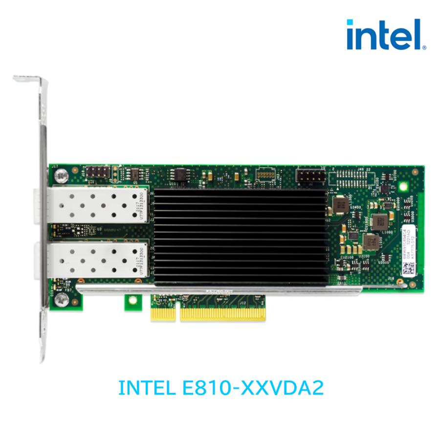 INTEL E810-XXVDA2 SFP28 25GbE PCIe 4.0x16 イーサネット ネットワーク アダプター 1年保証 ...
