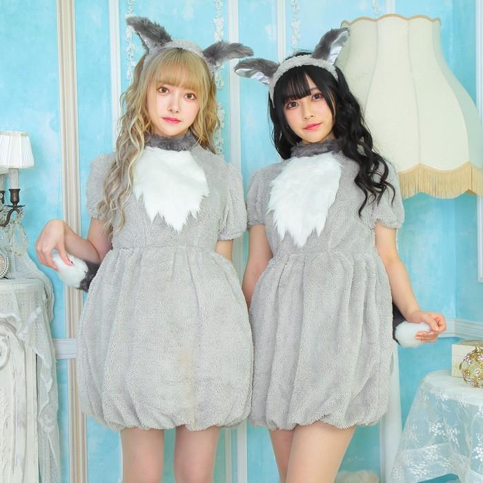 clearstone 送料無料 ふわもこ アニマル グレー ウルフ 耳 clearstone 送料無料 ふわもこ アニマル グレー ウルフ 耳