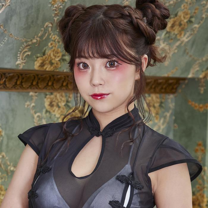 clearstone SecretRose ブラックシアーチャイナ バーレスクもも Momo ランジェリー セクシー コスプレ コスチューム 勝負下着 ワンピースショーツ 透け透け シースルー ...