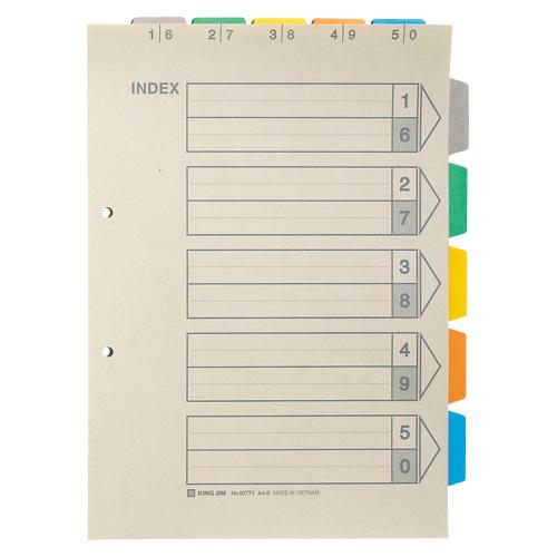 KING JIM（キングジム） カラーインデックス907TY-5K : ステーショナリーグッズ適格請求書発行登録店 - 通販 - Yahoo ...