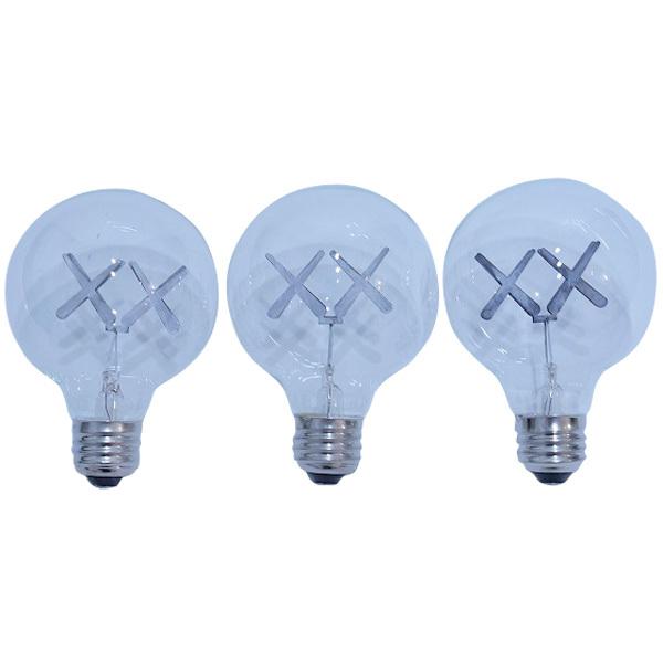 カウズ KAWS Light Bulb Set for The Standard (Red and Green) 電球 クリア Size ...