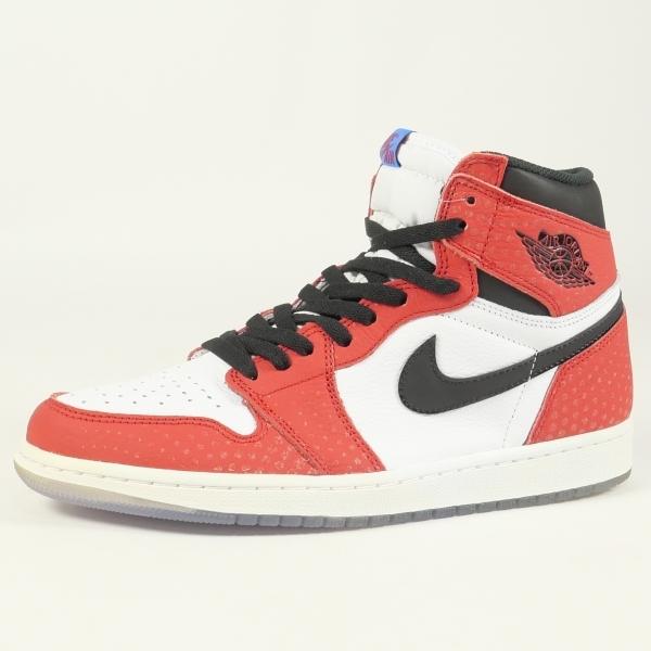 NIKE ナイキ AIR JORDAN 1 RETRO HIGH SPIDER-MAN ORIGIN STORY 555088-602 ...